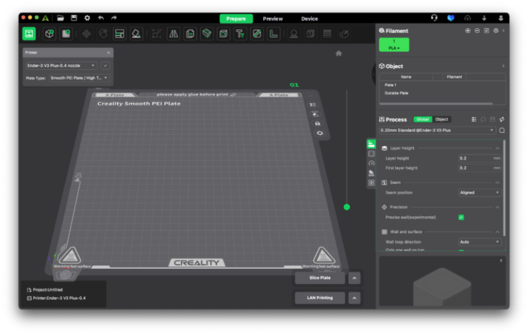 【使い方解説】Creality Print 6.0のインストール・基本操作・設定方法は？【マルチカラー&日本語対応】