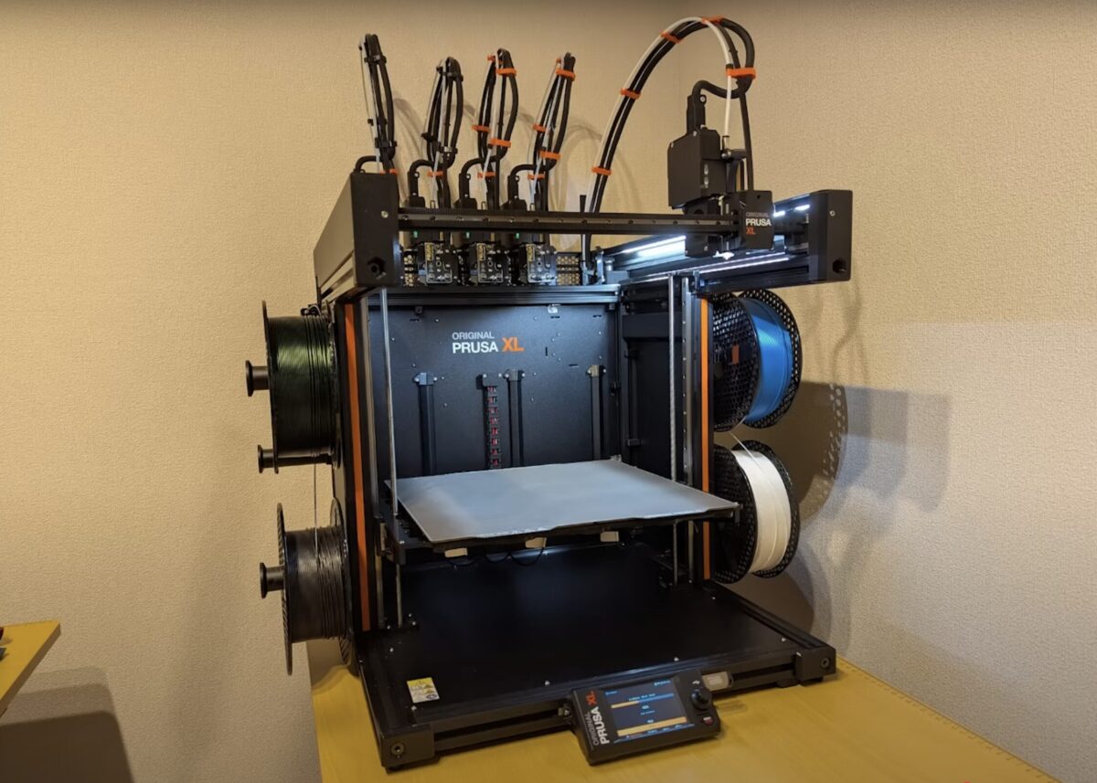 Original Prusa XL実機レビュー：超高速&ゴミゼロ！マルチカラーのツールチェンジャー3Dプリンターを使ってみた！